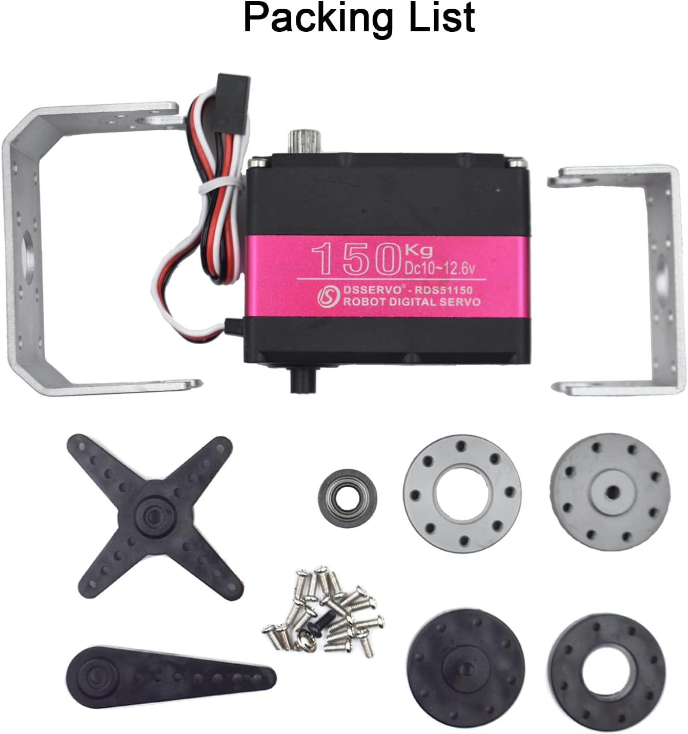 150KG Digital RC Servo,RDS51150 Dual Shafts 12V High Nepal | Ubuy