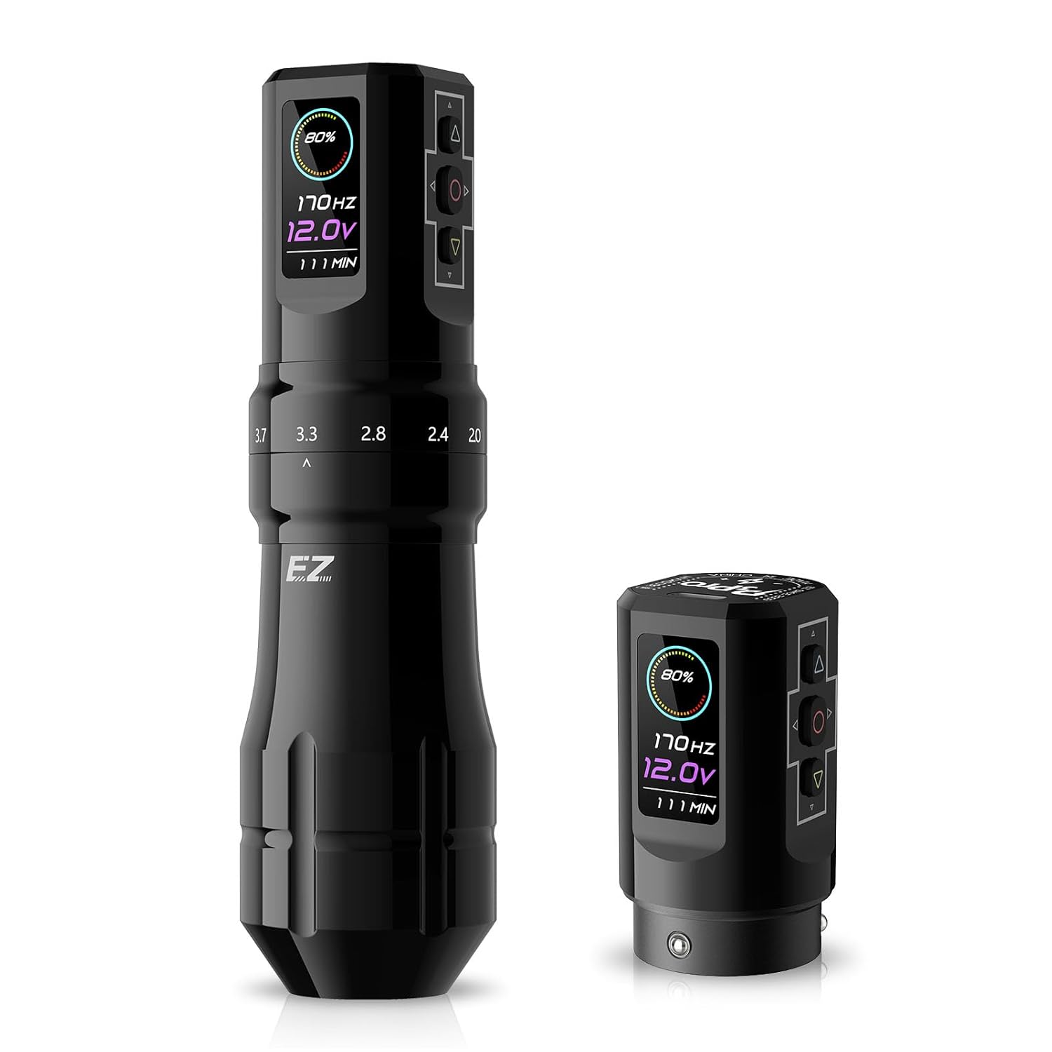Amazon.com: EZ P3 Pro Wireless Tattoo Machine - 6 Strokes 2.0, 2.4, 2.8 ...