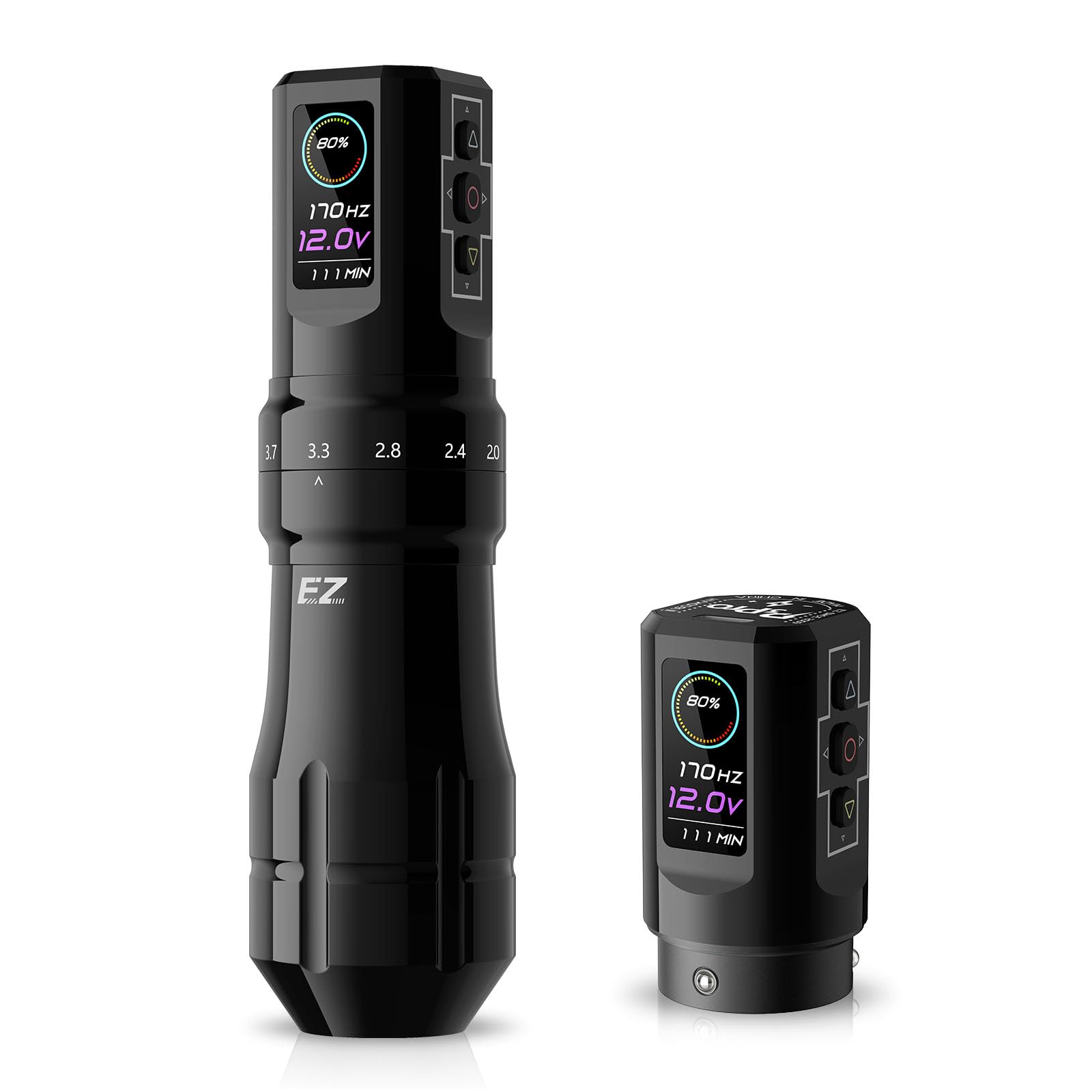 Amazon.com: EZ P3 Pro Wireless Tattoo Machine - 6 Strokes 2.0, 2.4, 2.8 ...
