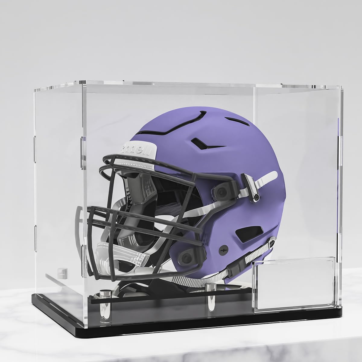 Amazon.com: Acrylic Football Helmet Cases Features a PVC Base with ...
