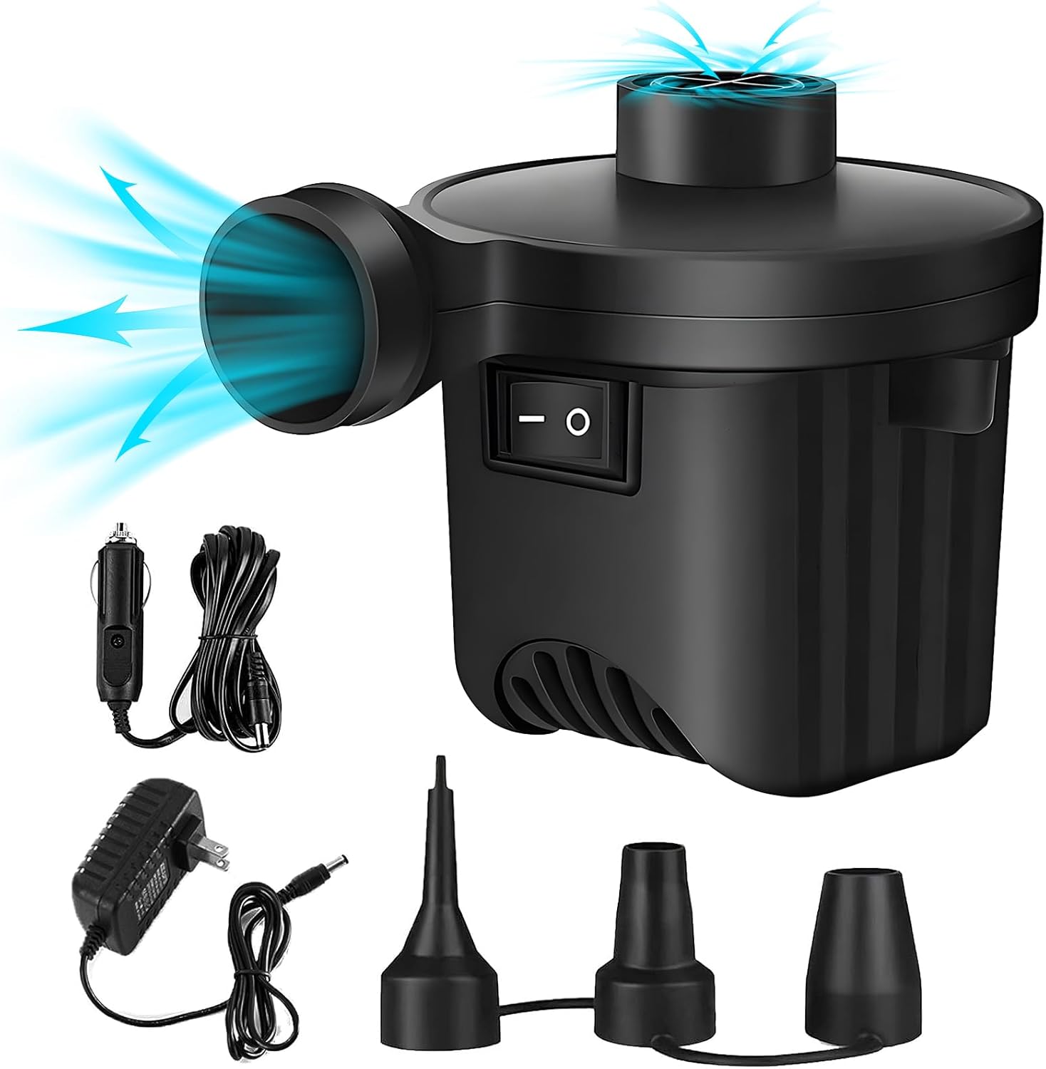 SHANDABULIU Bomba de Aire Eléctrica, Bomba para Inflar Albercas ...