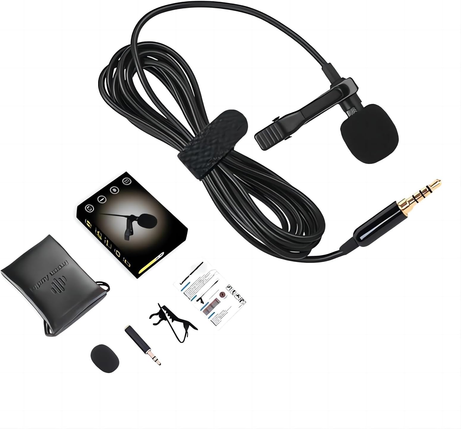 Amazon.com: AKindle Mini lavalier Lapel Tie Clip-on 3.5mm Jack ...