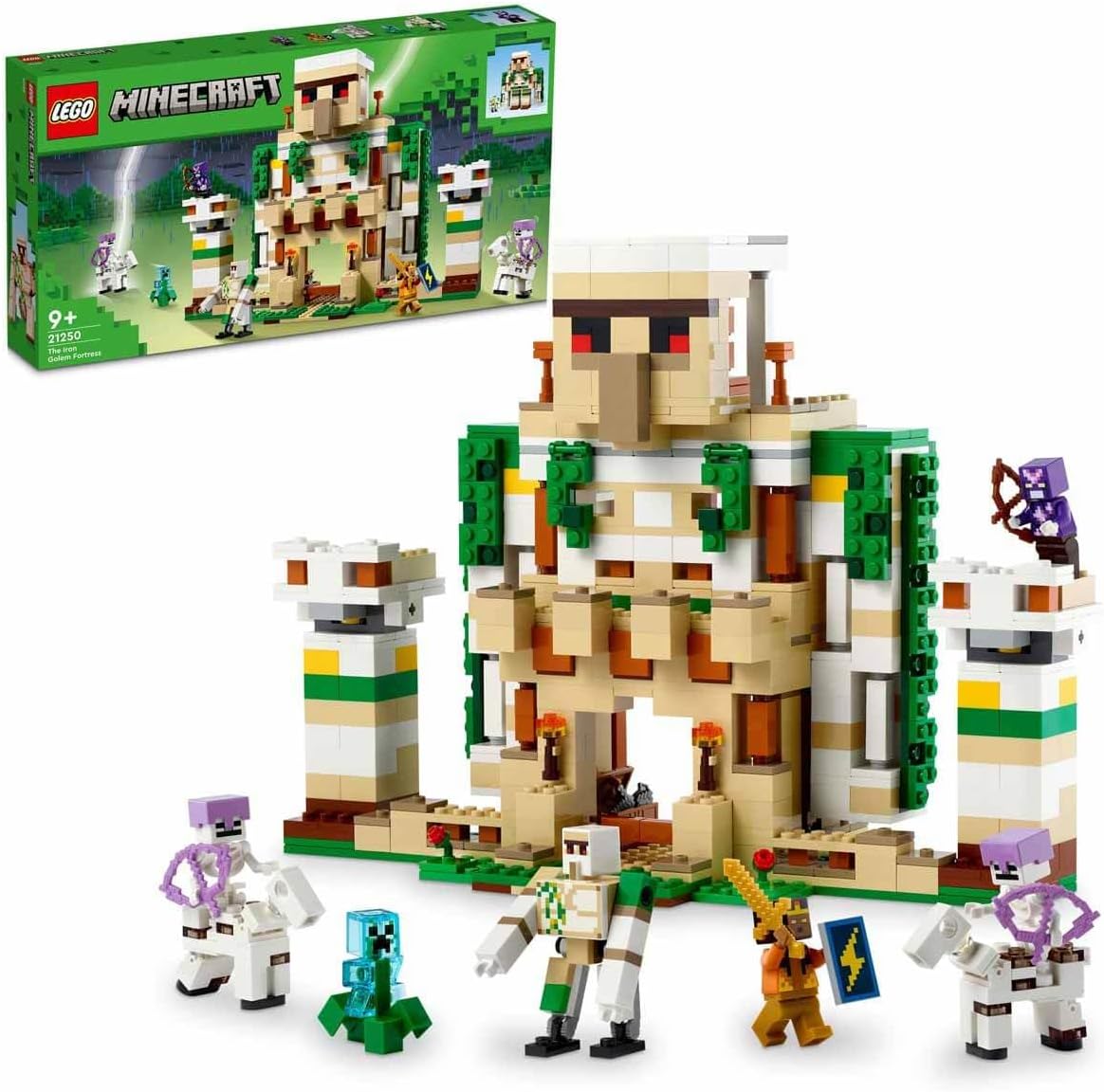LEGO Minecraft The Iron Golem Fortress, Buildable Castle Toy ...