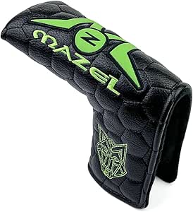 Amazon.com : MAZEL Embroidered Golf Putter Head Cover Magnetic Closure ...