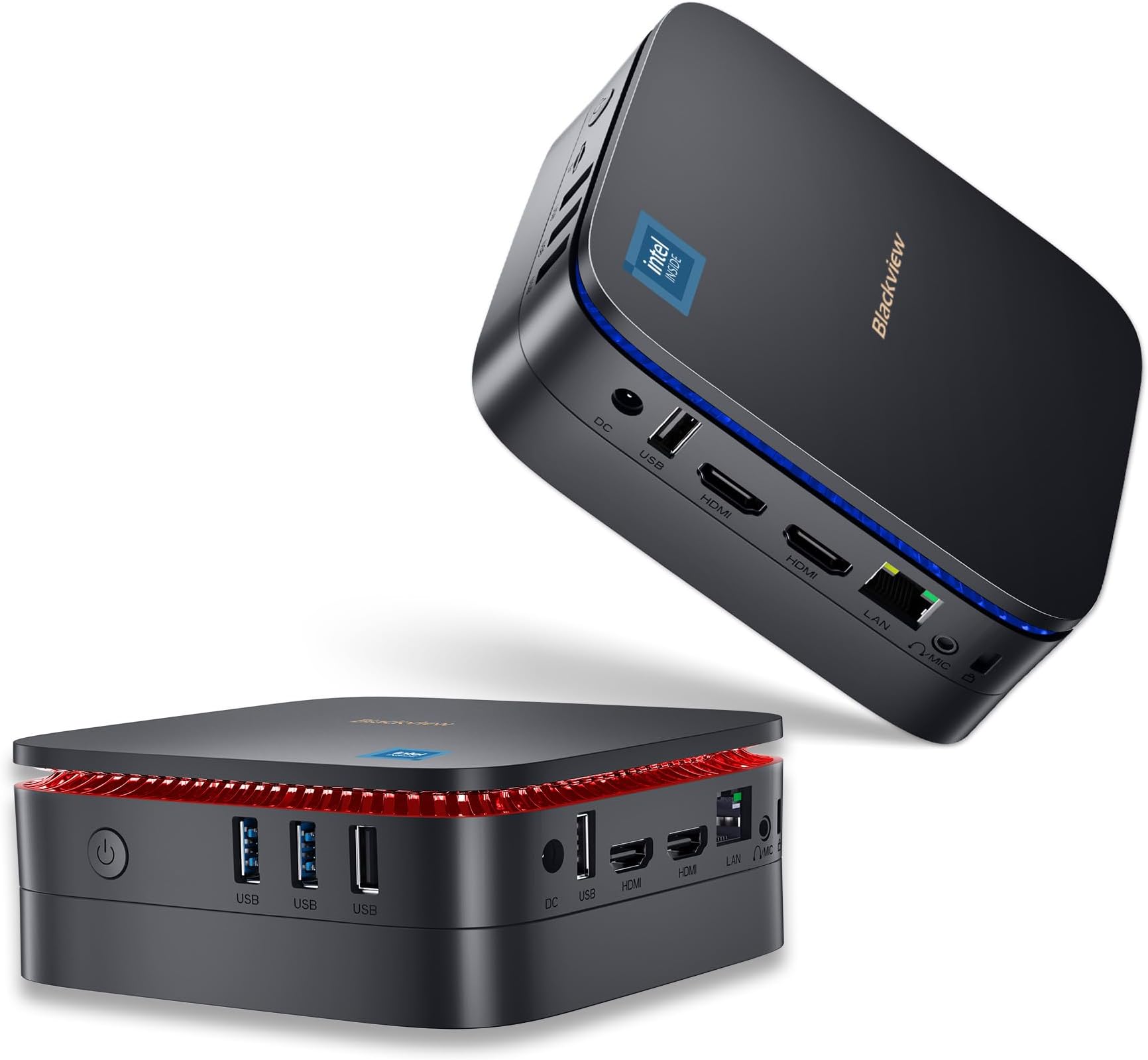 Blackview Mini PC MP60, Mini Computer mit 16GB DDR4 RAM 512GB M.2 SSD ...