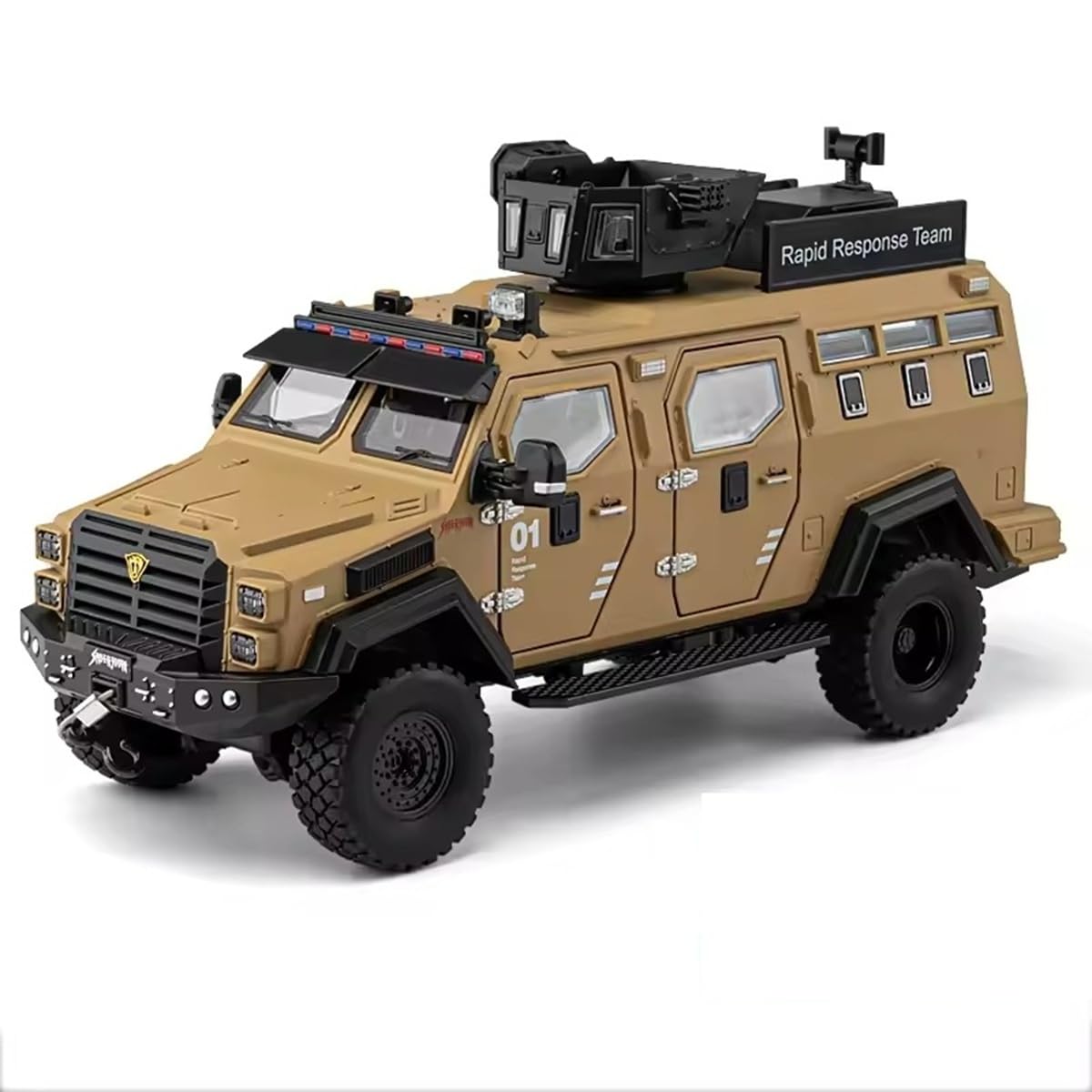 Buy Alokik Enterprise 1:24 Armored Police Car with Tooth Tiger ...