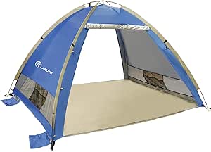 Amazon.com: ZOMAKE Pop Up Beach Tent XL for 3-4 Person, Portable Sun ...
