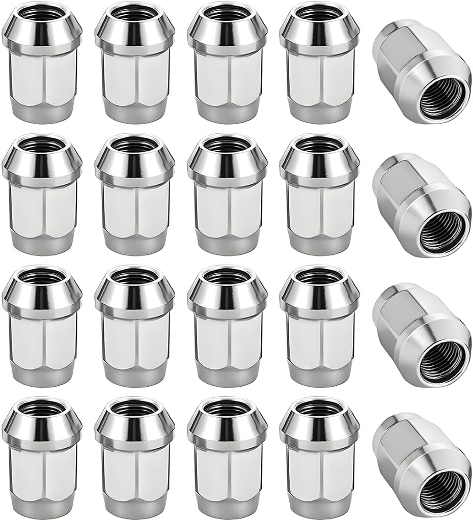 Amazon.com: Zpana 20PCS M12 x 1.5 Car Bulge Acorn Lug Nuts, Steel Close ...