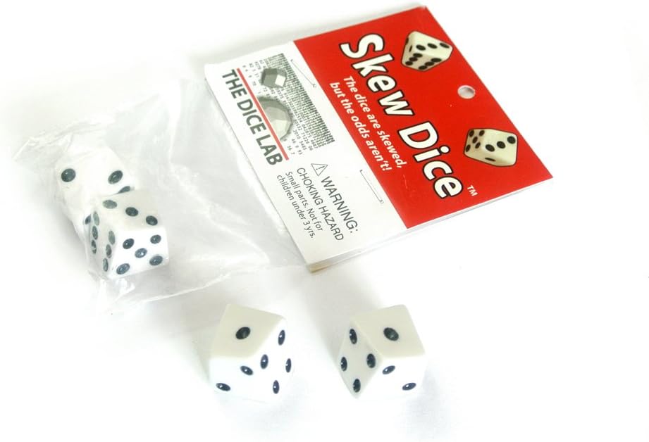 Amazon.com: Skew Dice - Wacky-looking Distorted Shape - Fair in ...