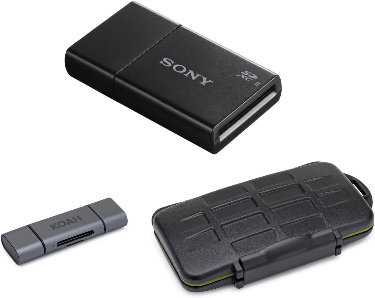 Amazon.com: Sony UHS-II USB 3.1 SD Card Reader Bundle with PRO Rugged ...