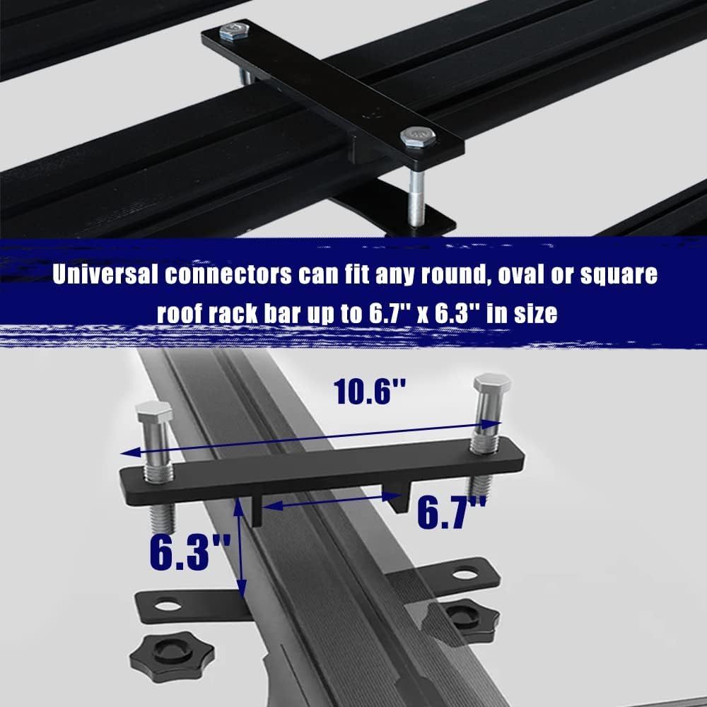 Snapklik.com : Mountainpeak 600LB Capacity 63" X 51" Aluminum Car ...