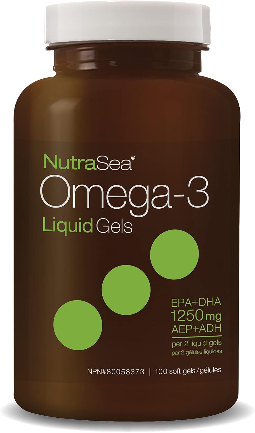 Nature's Way NutraSea Omega 3 Softgels – 1250 mg EPA + DHA ...