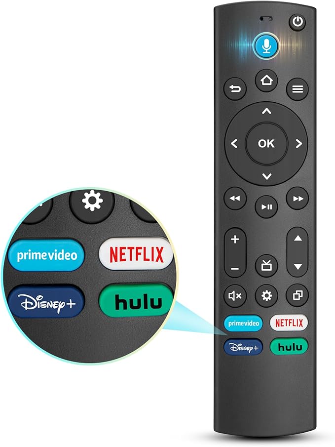 Amazon.com: Voice Replacement for Fire-TV-Stick, for Insignia-Toshiba ...