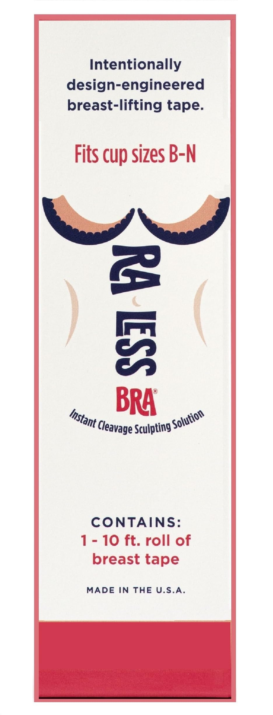 Zuke-iT Bra-Less Bra, Instant Cleavage Sculpting Solution-Transparent ...
