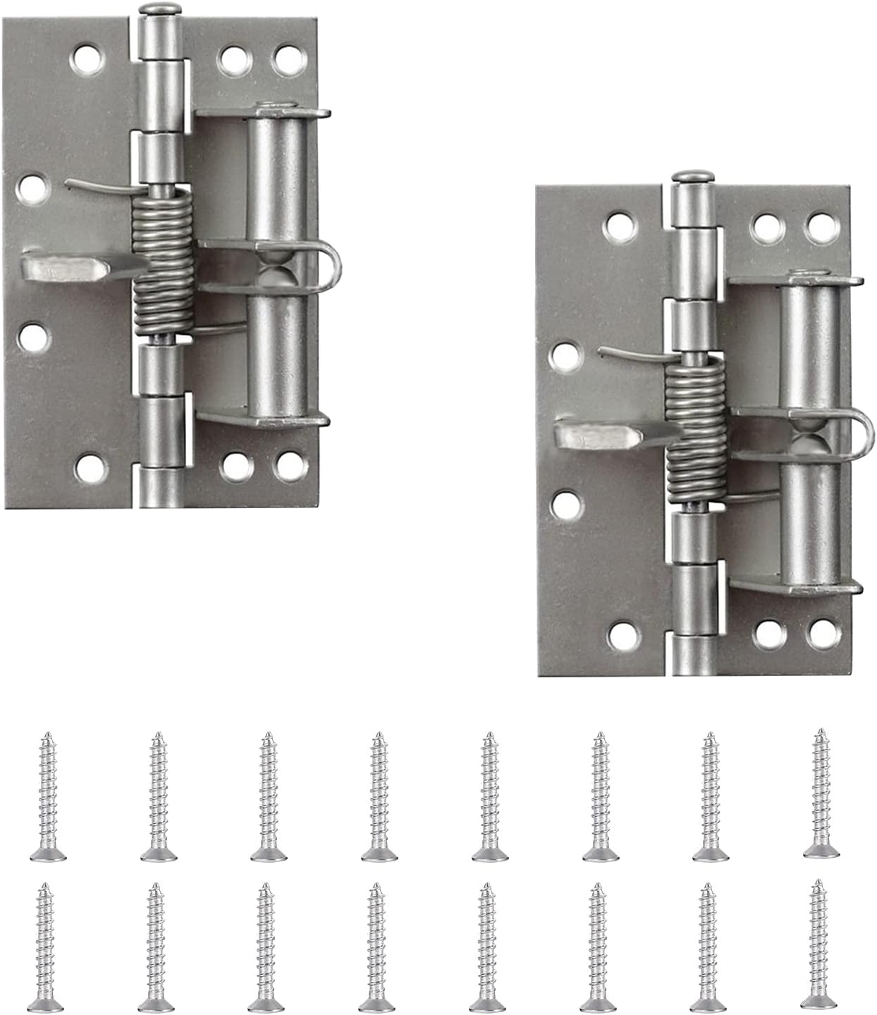 UFURMATE Self Closing Spring Hinge, 2Pcs Aluminum Alloy Spring ...