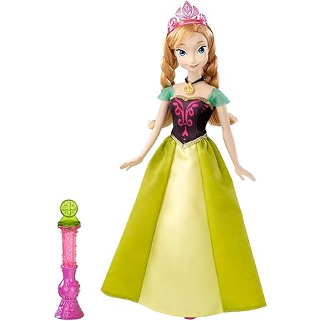 Amazon | ディズニープリンセス アナと雪の女王 キラキラドレスドール アナ(Y9958) | 人形・ドール | おもちゃ