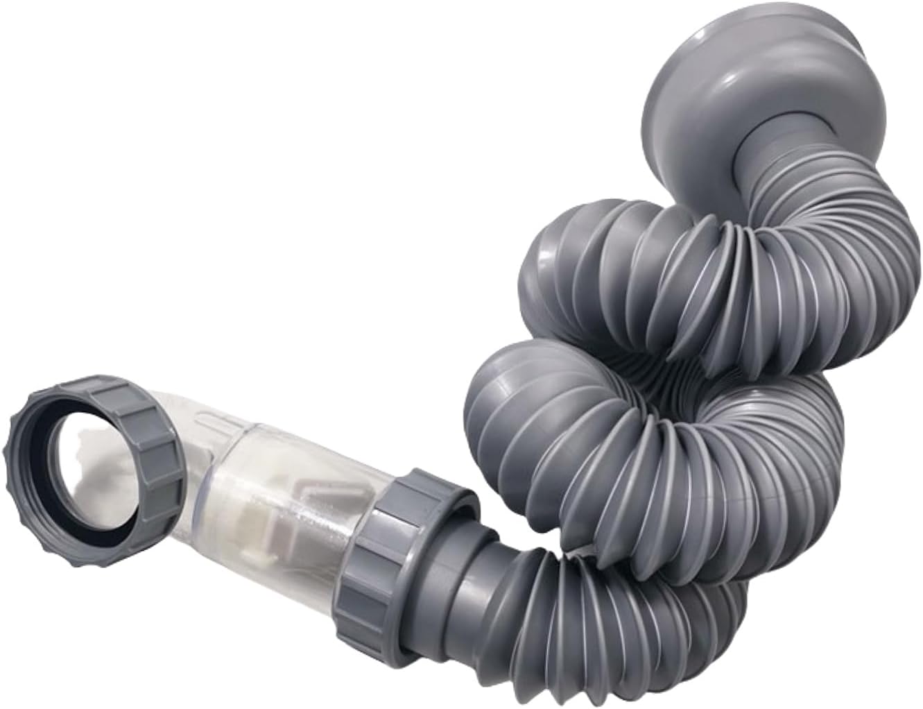 Bathtub Shower Drain Pipe,Low Profile 1 1/2 P Trap,Flexible Tub Drain ...