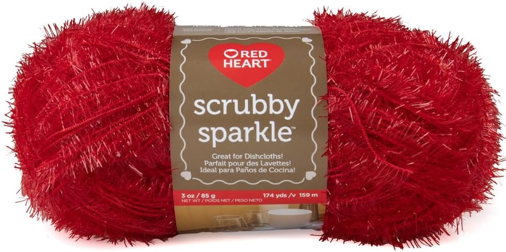 Amazon.com: Red Heart Duckie Scrubby Yarn