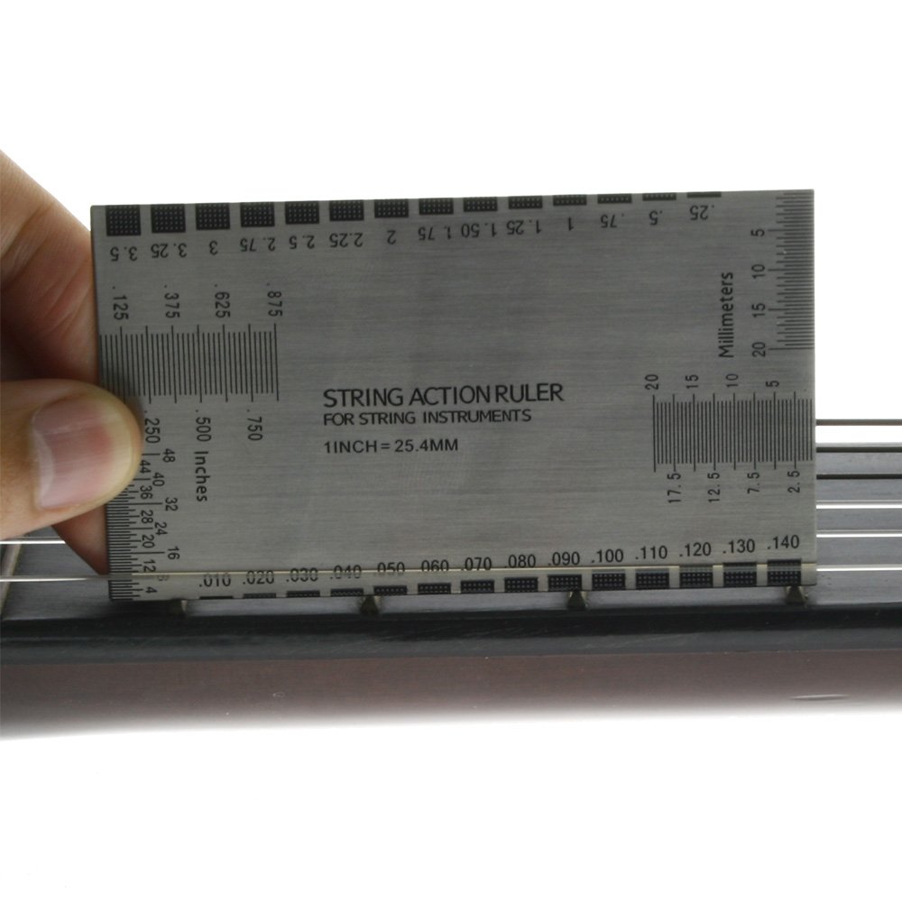 Snapklik.com : String Action Ruler Gauge Measuring Tool For Electric ...