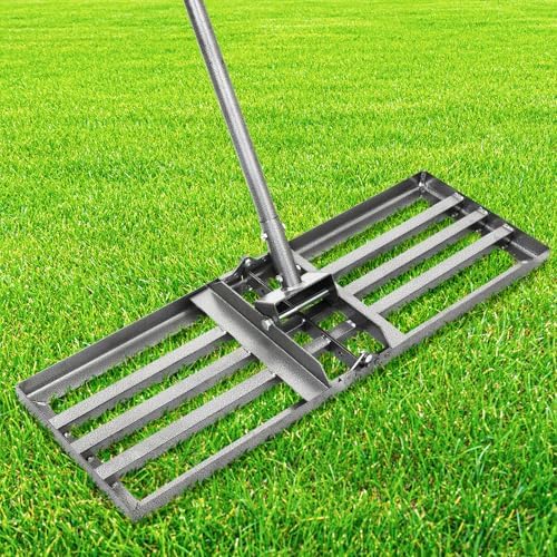 Amazon.com : Dremmt Lawn Leveling Rake 30x10 inch, (Professional-Grade ...