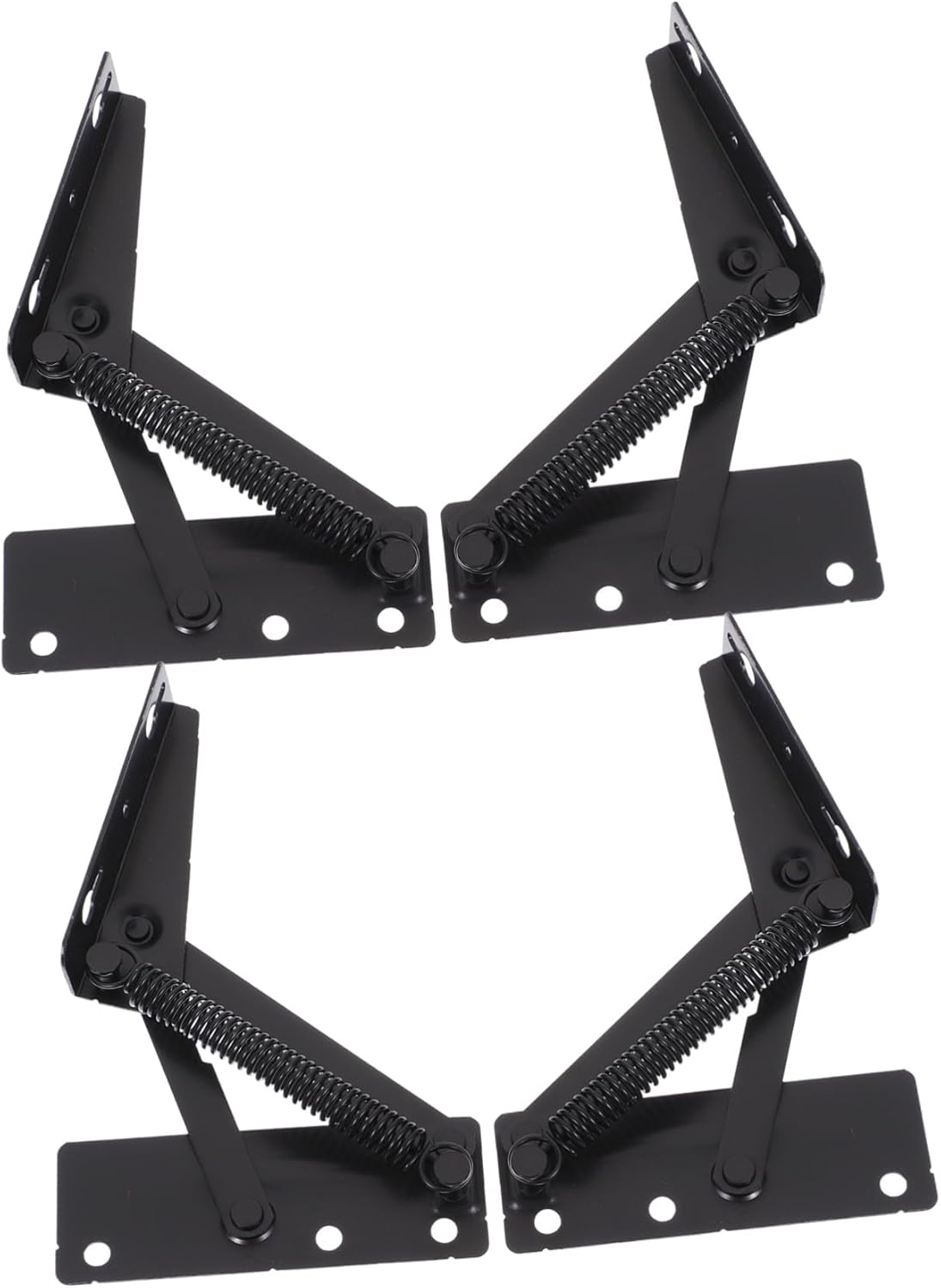 HONITANO 2 Pairs Lift-up Spring Cabinet Door Hinges with Hydraulic ...