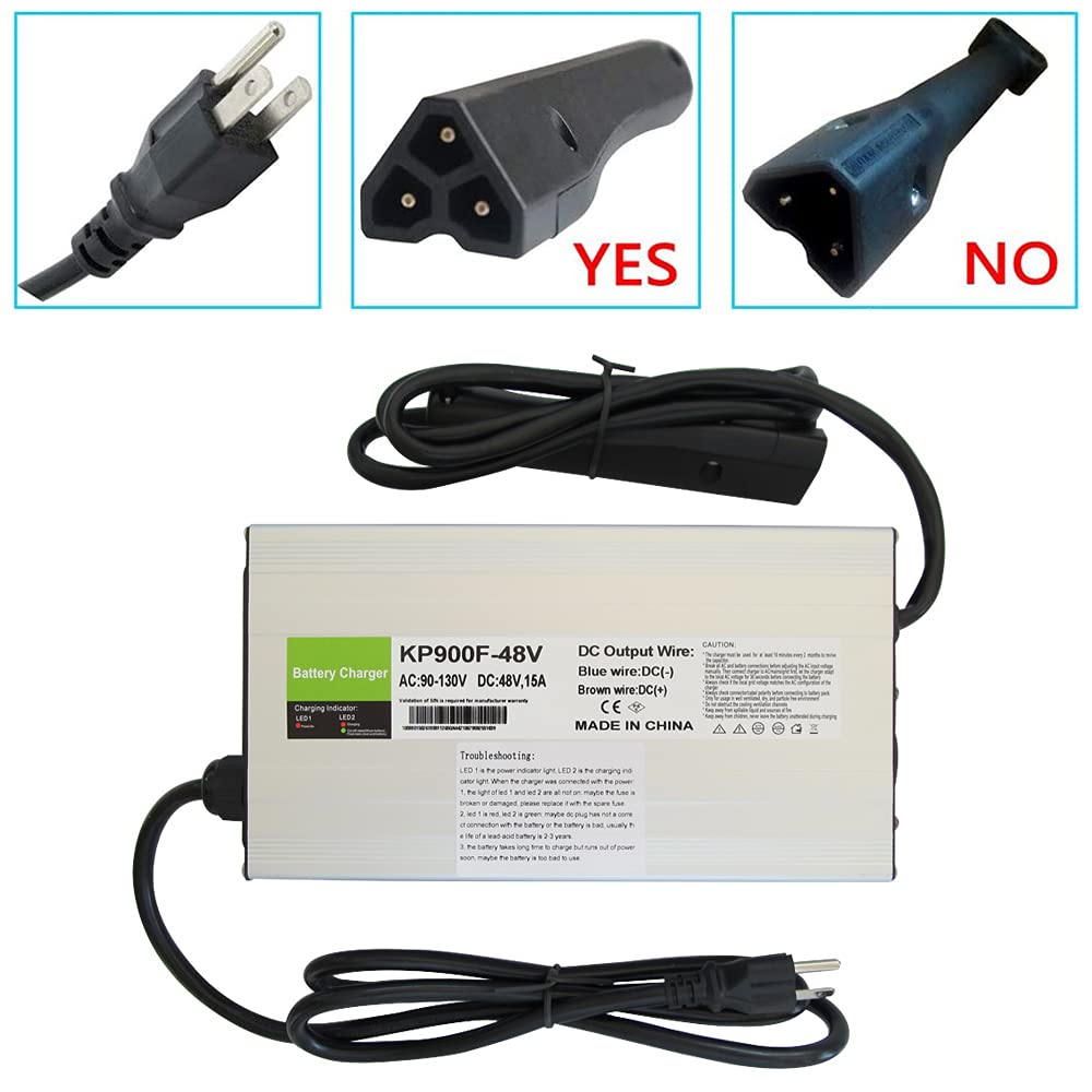 Buy aunstarwei 48V 15A RXV Golf Cart Battery Charger for Ez-Go EZgo TXT ...