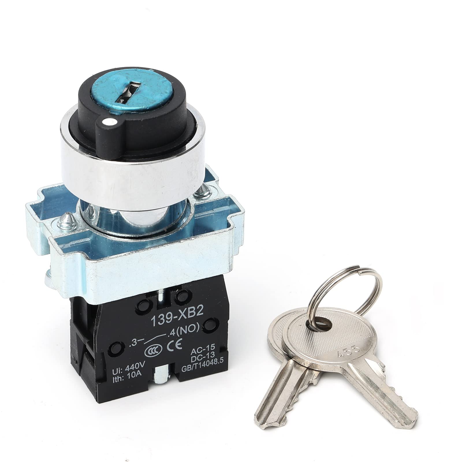 Snapklik.com : STARELO 22mm Key Switch 2 Position Maintained 1NO ...