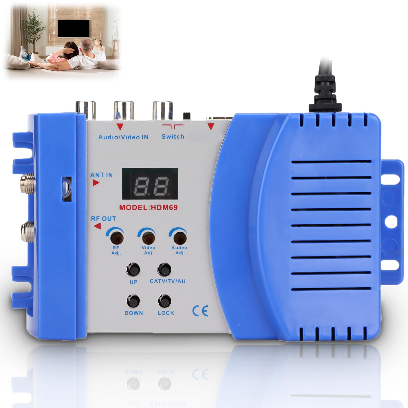 Amazon.com: HDM69L HDMI to RF Modulator, VHF UHF PAL/NTSC Format Drive ...