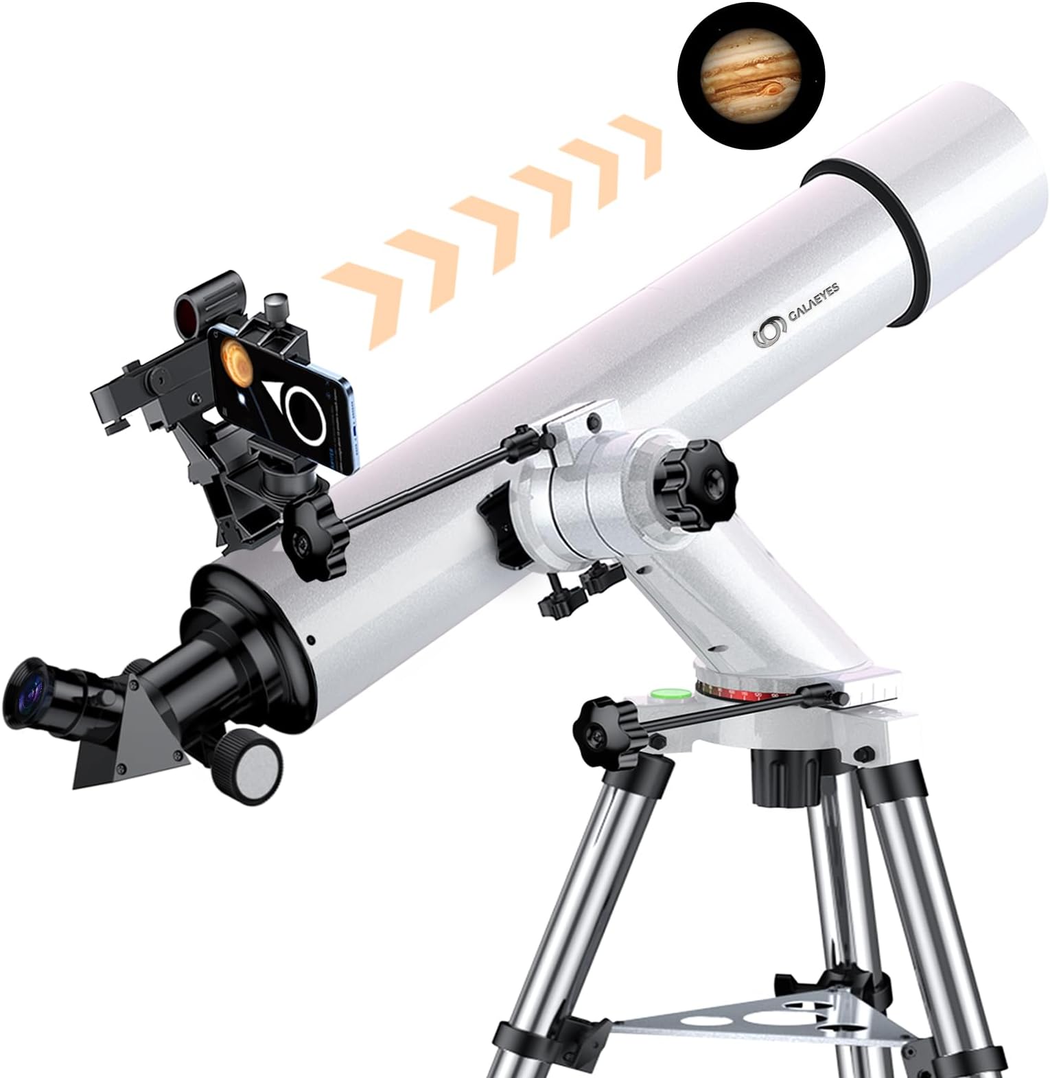 Amazon.com : Telescope,100mm Aperture 900mm FL w/Star-Finding System ...
