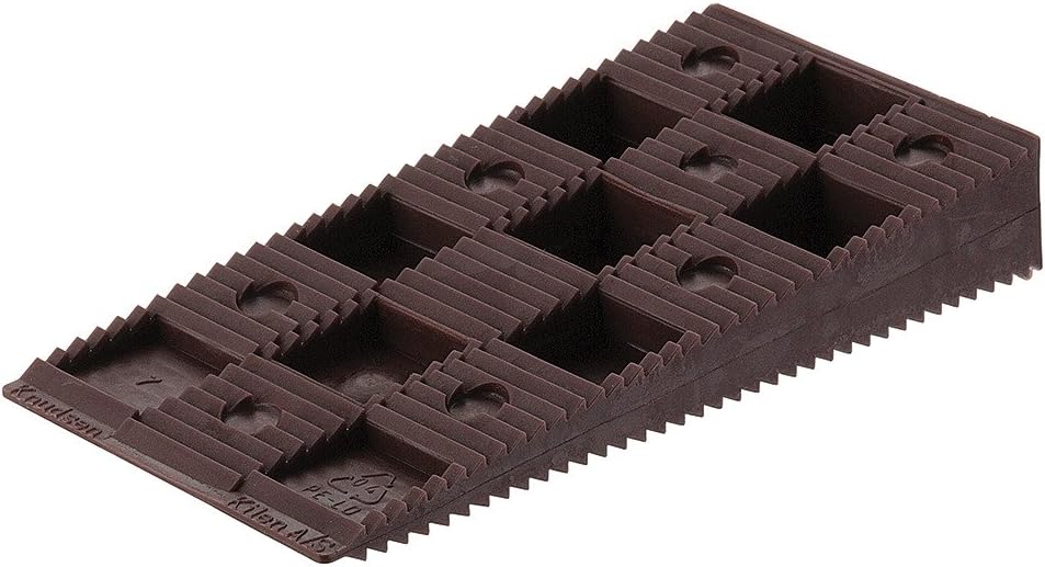 GedoTec® Glazing Blocks Plastic Locking Wedges Brown Spacer Wedges for ...