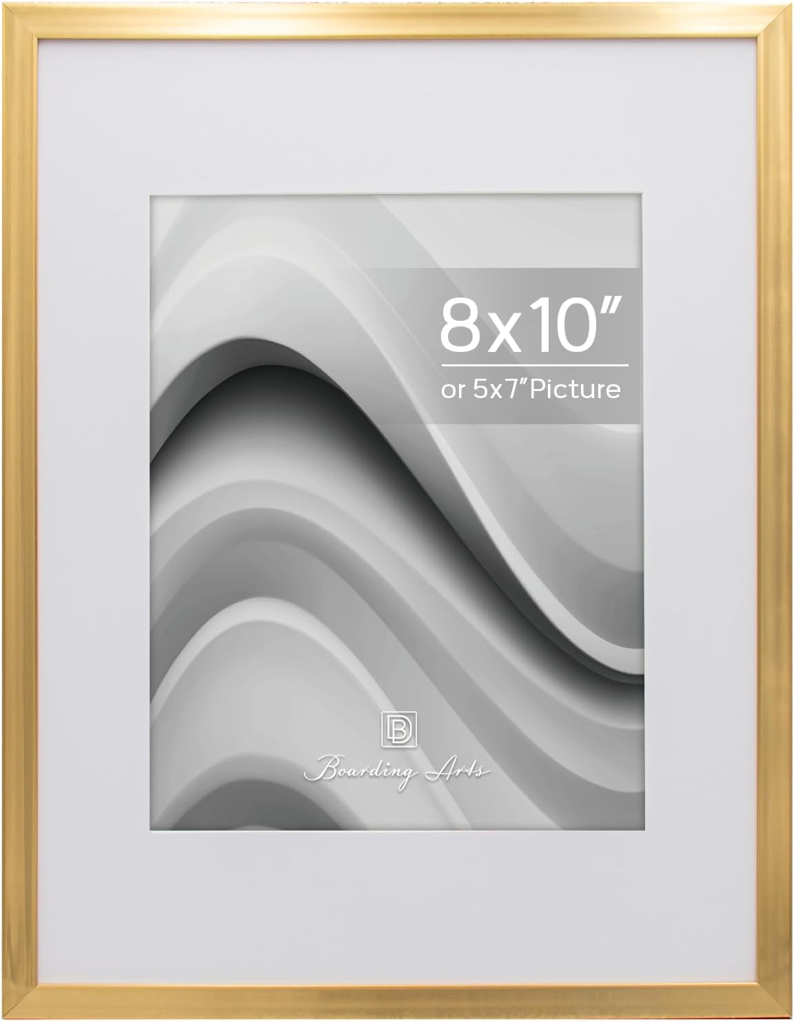 Amazon.com - Boarding 8X10 Picture Frame,Display Picture 5x7 with Mat ...