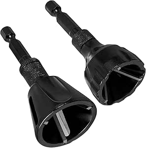 Amazon.com: 2Pcs Deburring External Chamfer Tool, Tungsten Steel Hex Shank Remove Burr Tool with ...