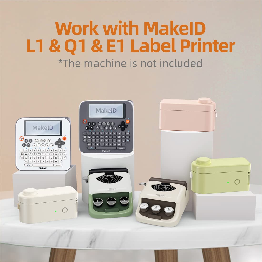 Snapklik.com : MakeID Label Maker Continuous Tape For L1, Q1 And E1 ...