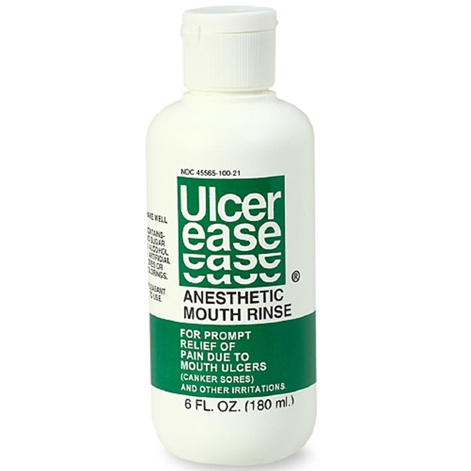 Amazon.com : UlcerEase Anesthetic Mouth Rinse 6 Fl. Oz (180 Ml) : Oral ...