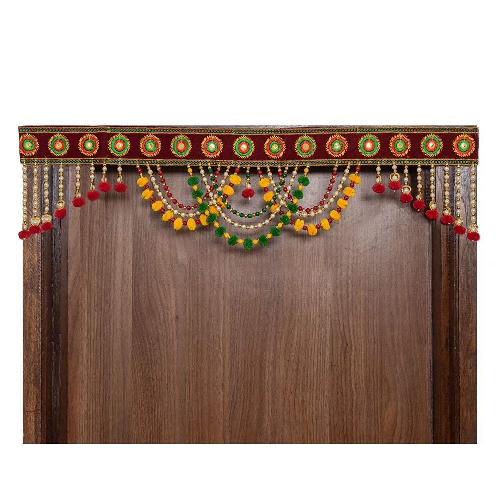 Evento Trading Main Door Toran Multi Color Size 3 Feet Door Hangings ...