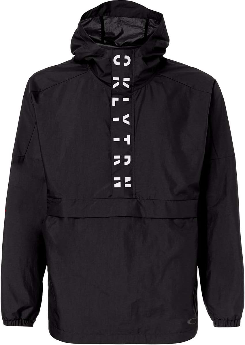 Oakley Men's Enhance Wind Anorak Jacket 2.7, Blackout, XS at Amazon Men ...