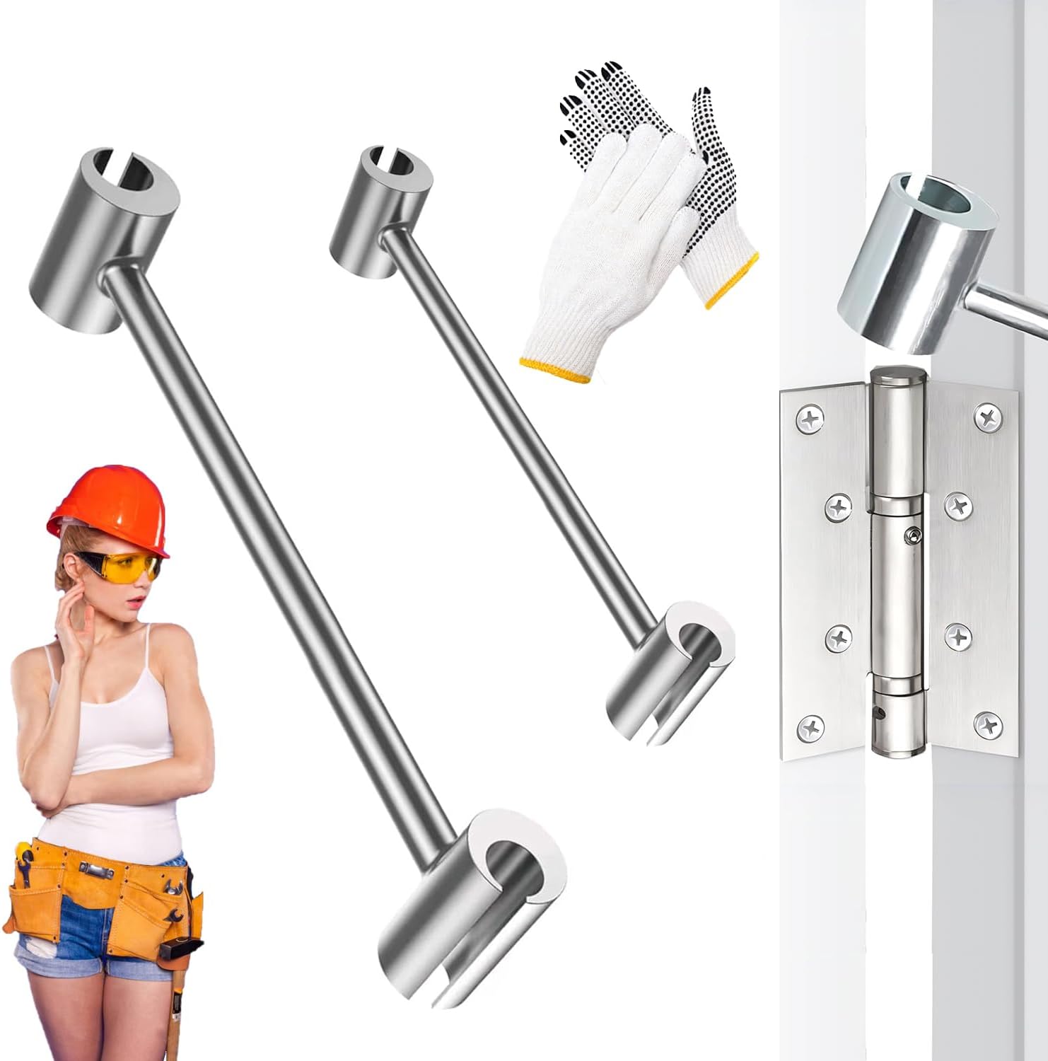 Door Hinge Adjustment Tool, 14-25mm Heavy Duty Adjustable Wrench for ...