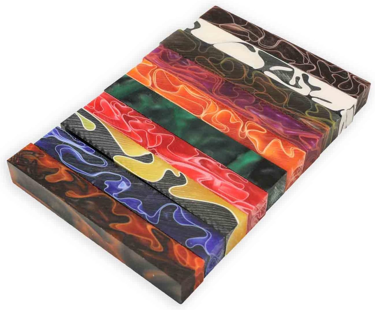 Amazon.com: PEN KIT MALL - 10 ASSORTED ACRYLIC PEN BLANKS FOR PEN ...