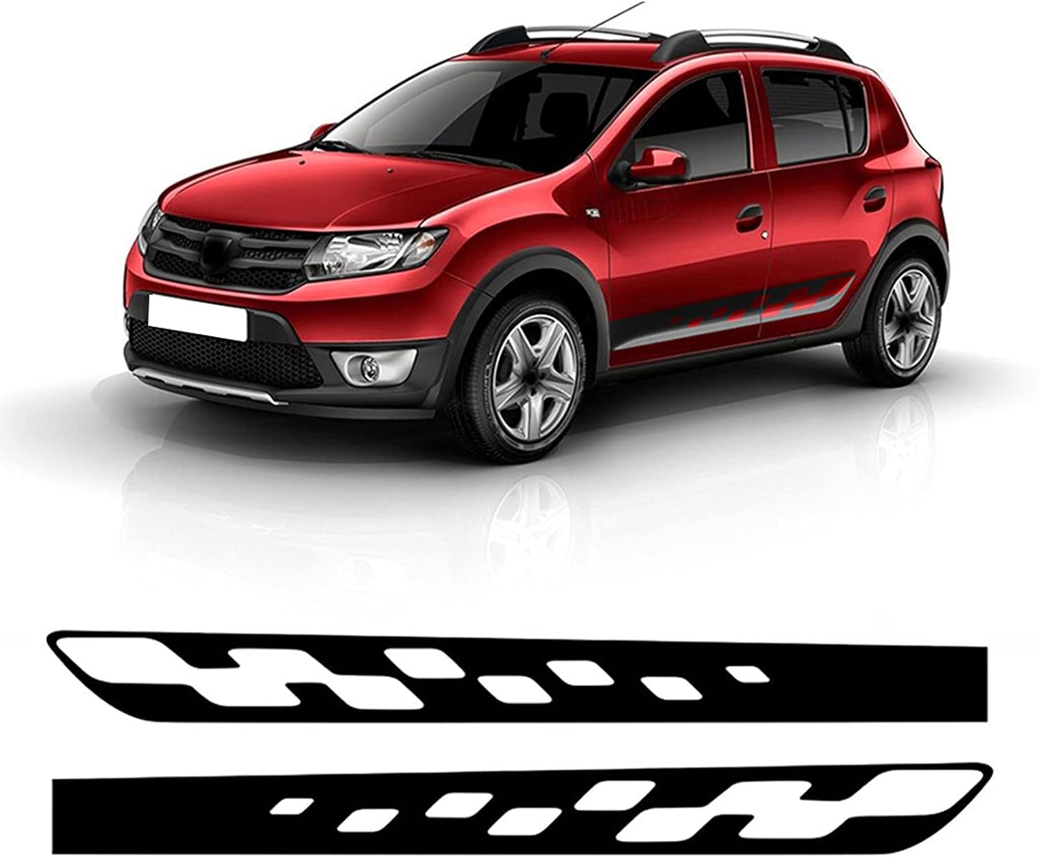 YKANZS Car Side Skirt Stickers Stripe Decal Decals, Fit for Renault ...