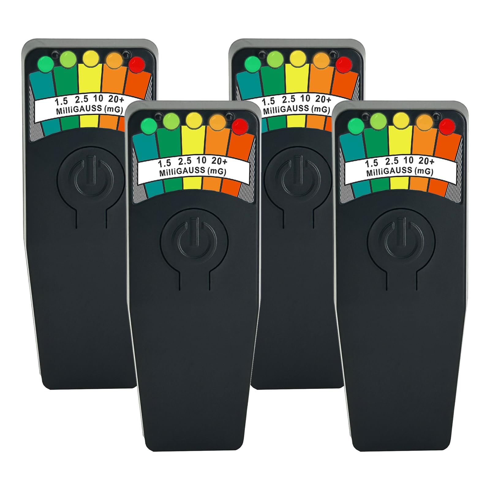 New Upgraded 4 Pack Ghost Hunting Equipment EMF Meter Magnetic Field ...