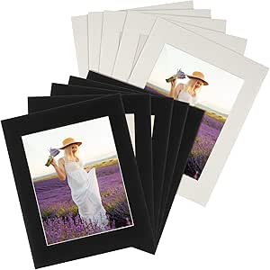 Amazon.com: Picture Frame Mats, 8pcs Mat Board Center Photo Mats Acid ...