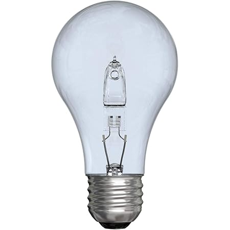 GE Lighting 043168787963 78796 43 Watt Clear A19 Halogen Light Pack of ...