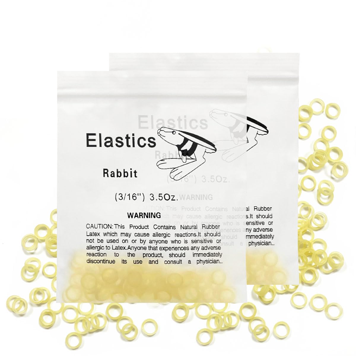 WELANE Braces Elastics, 200 PCS Dental Orthodontic Elastic Rubber Bands ...