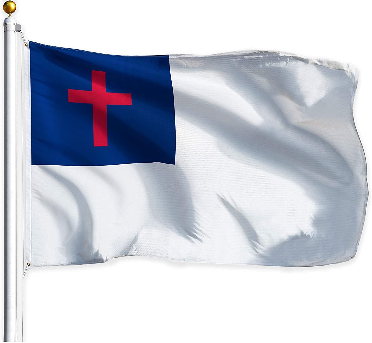 Christian Flag Flying