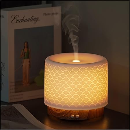 Amazon.com: Earnest Living Essential Oil Diffuser for Large Room White ...
