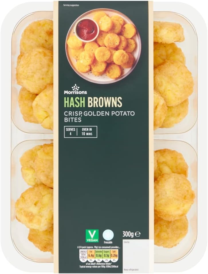 Morrisons Hash Browns, 300g : Amazon.co.uk: Grocery