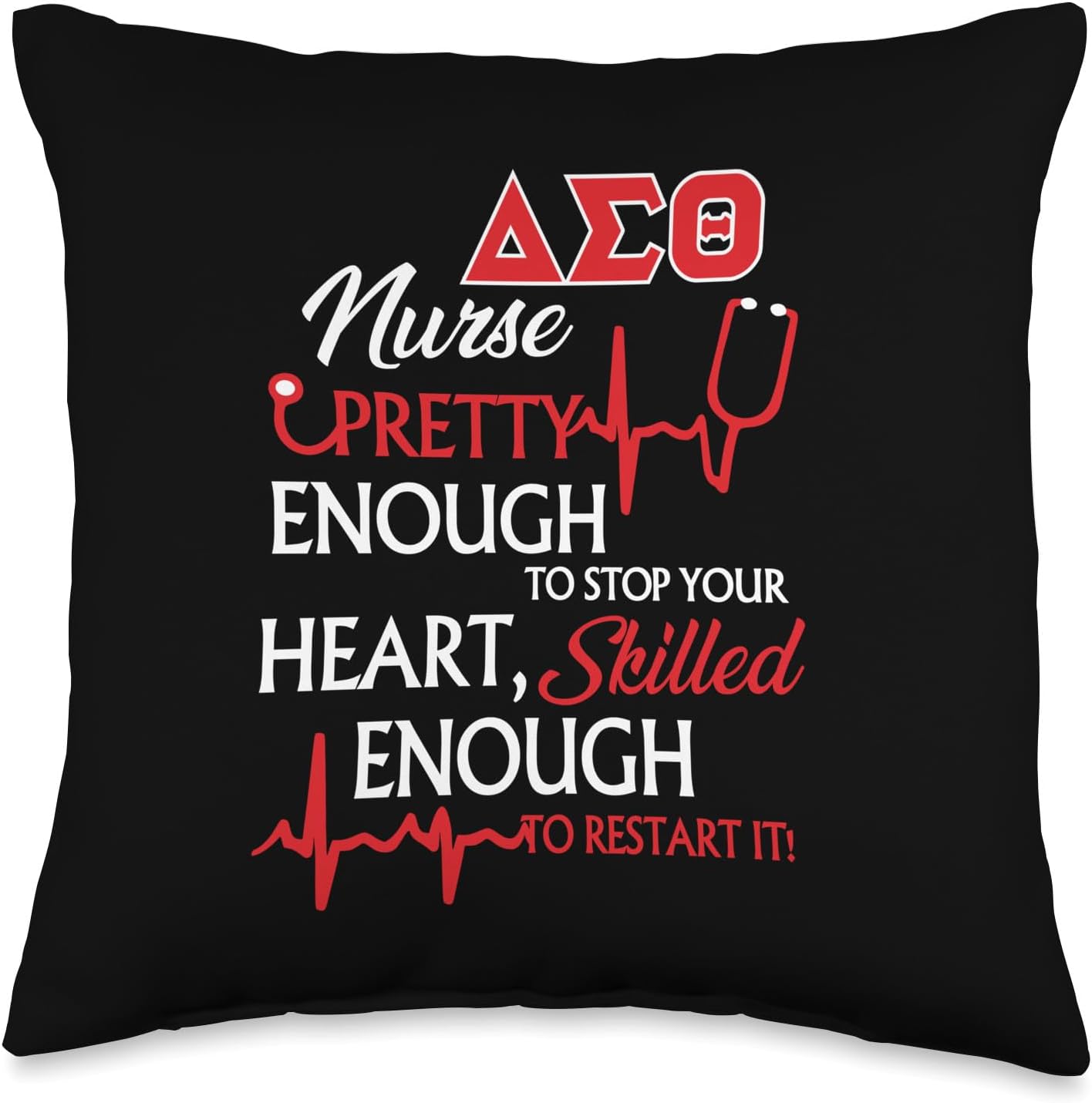 Amazon.com: Delta Sigma Theta Sorority Nurse, Delta Nursing Gift Throw ...