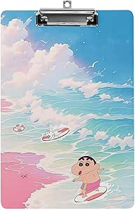 Amazon.co.jp: Crayon Shin-chan Clipboard, Anime File Board, Clip File ...