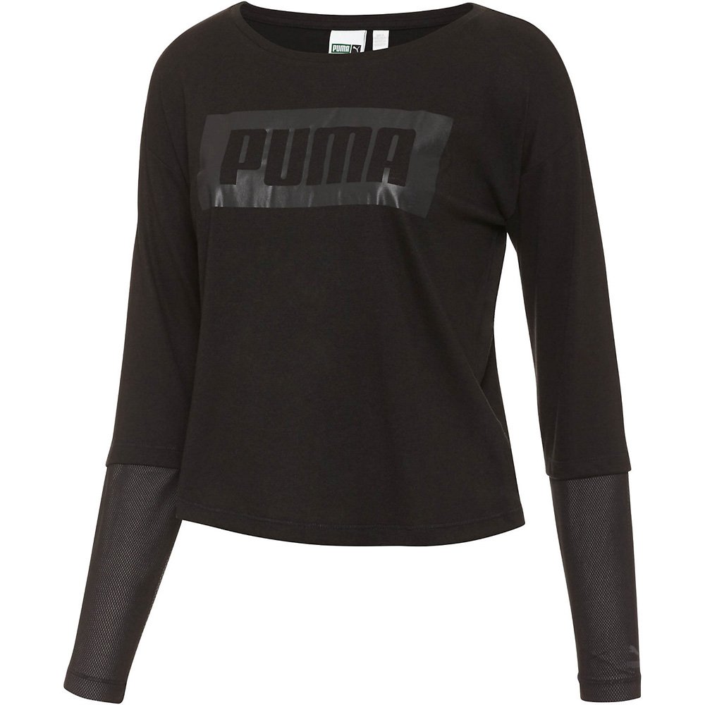 Buy PUMA Women's Long Sleeve Top, Black, X-Large at Amazon.in