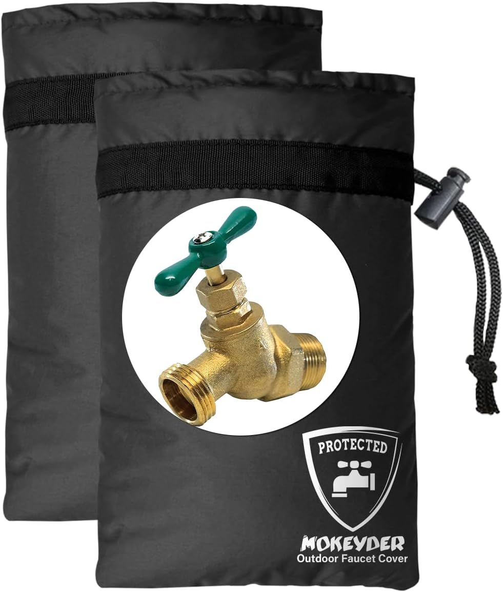 Enlarge Outdoor Faucet Cover for Winter Freeze Protection, 7” W x 10" H ...